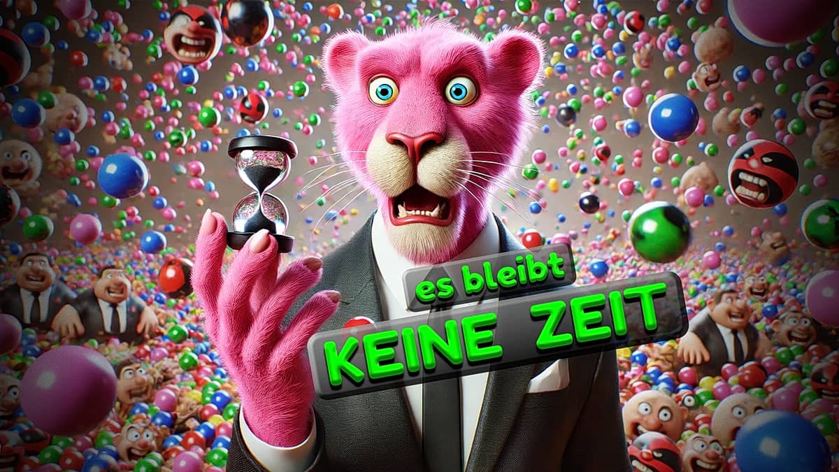 Pink Panter: Die Zeit wird knapper! Sammel Punkte im MURMEL KRIEG